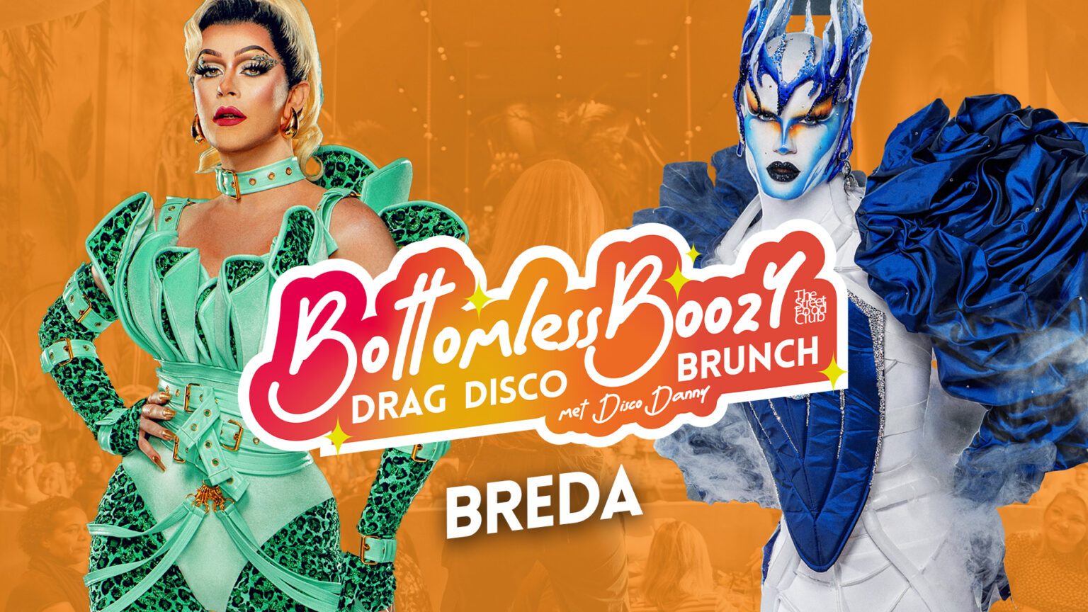 Evenementen van 2 november – 7 december › Bottomless Boozy Drag Disco ...